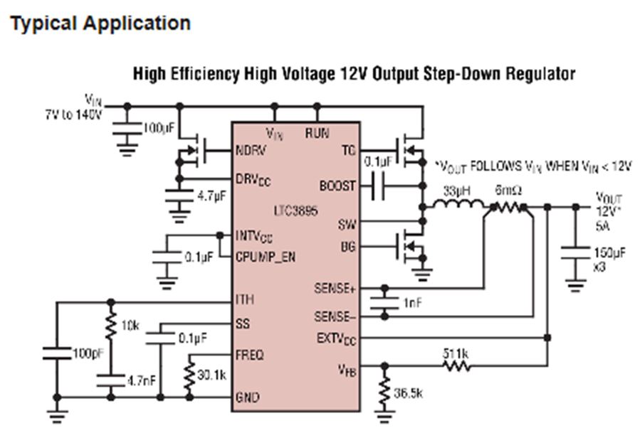 LTC3895 DC-DC Controller - Analog Devices | DigiKey